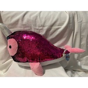 Toys | Nwt Sequinimals Flip Sequin Plush Narwhal Unicorn Whale 1in ...